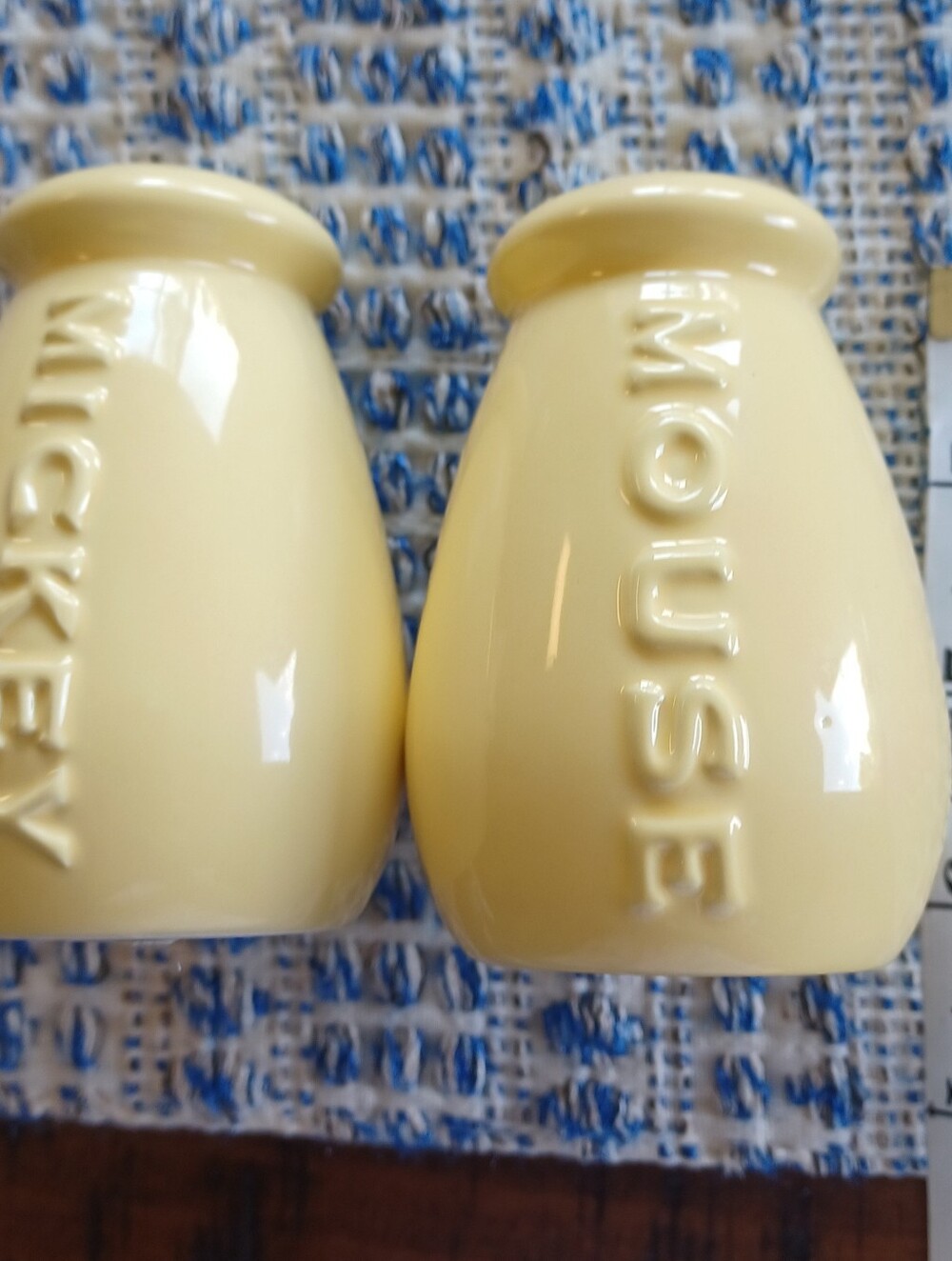 Disney | Kitchen | Disney Mickey Mouse Ceramic Salt And Pepper Shakers ...